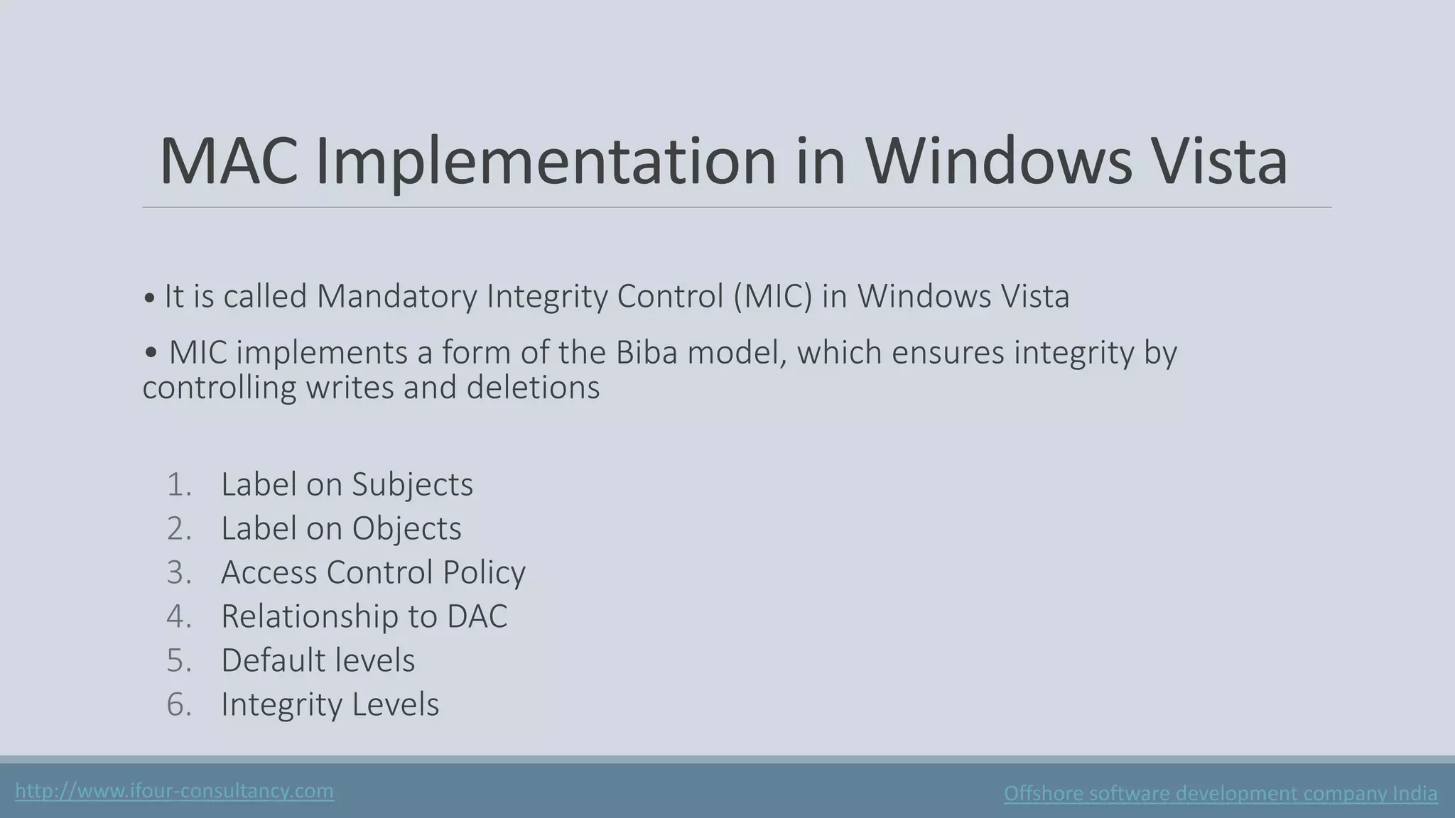 Mandatory access control for information security | PPTX