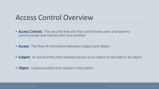 Mandatory access control for information security | PPTX