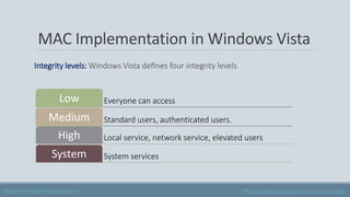 Mandatory access control for information security | PPTX