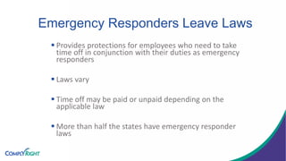 Mandatory Employee Leave: An In-Depth Analysis of State and Local Laws ...