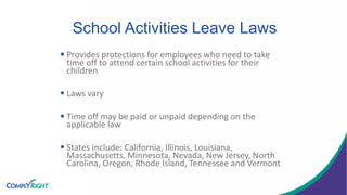 Mandatory Employee Leave: An In-Depth Analysis of State and Local Laws ...
