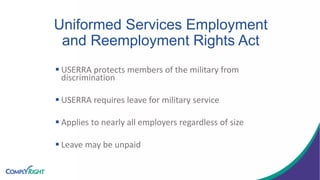 Mandatory Employee Leave: An In-Depth Analysis of State and Local Laws ...