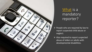 Mandatory reporting 2020 | PPTX | Debated Sensitive Social Issues ...
