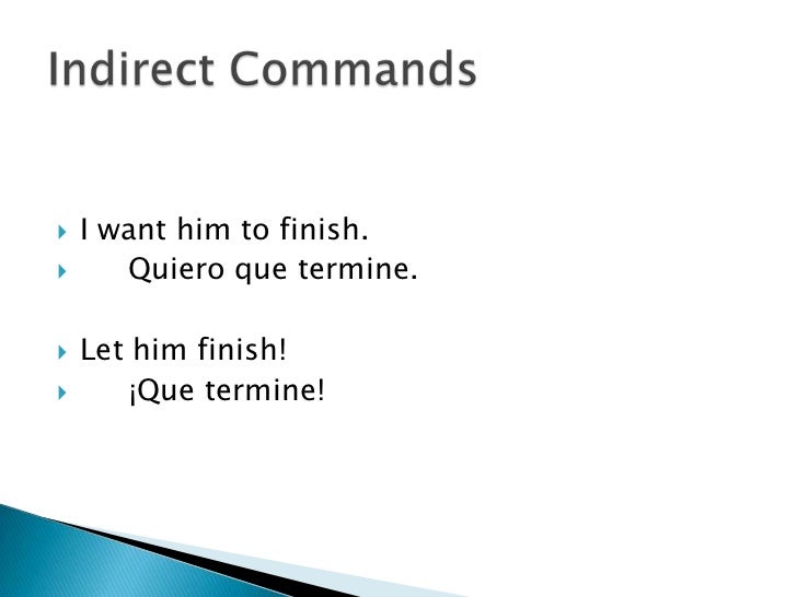 Commands Spanish II commands-spanish-ii