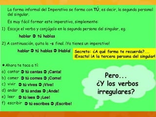 Mandatos informales | PPTX
