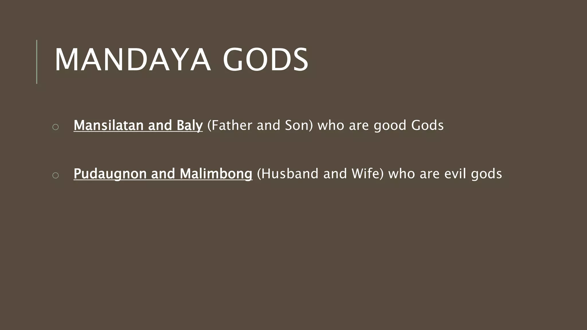 Mandaya Ethnic Tribe | PPT