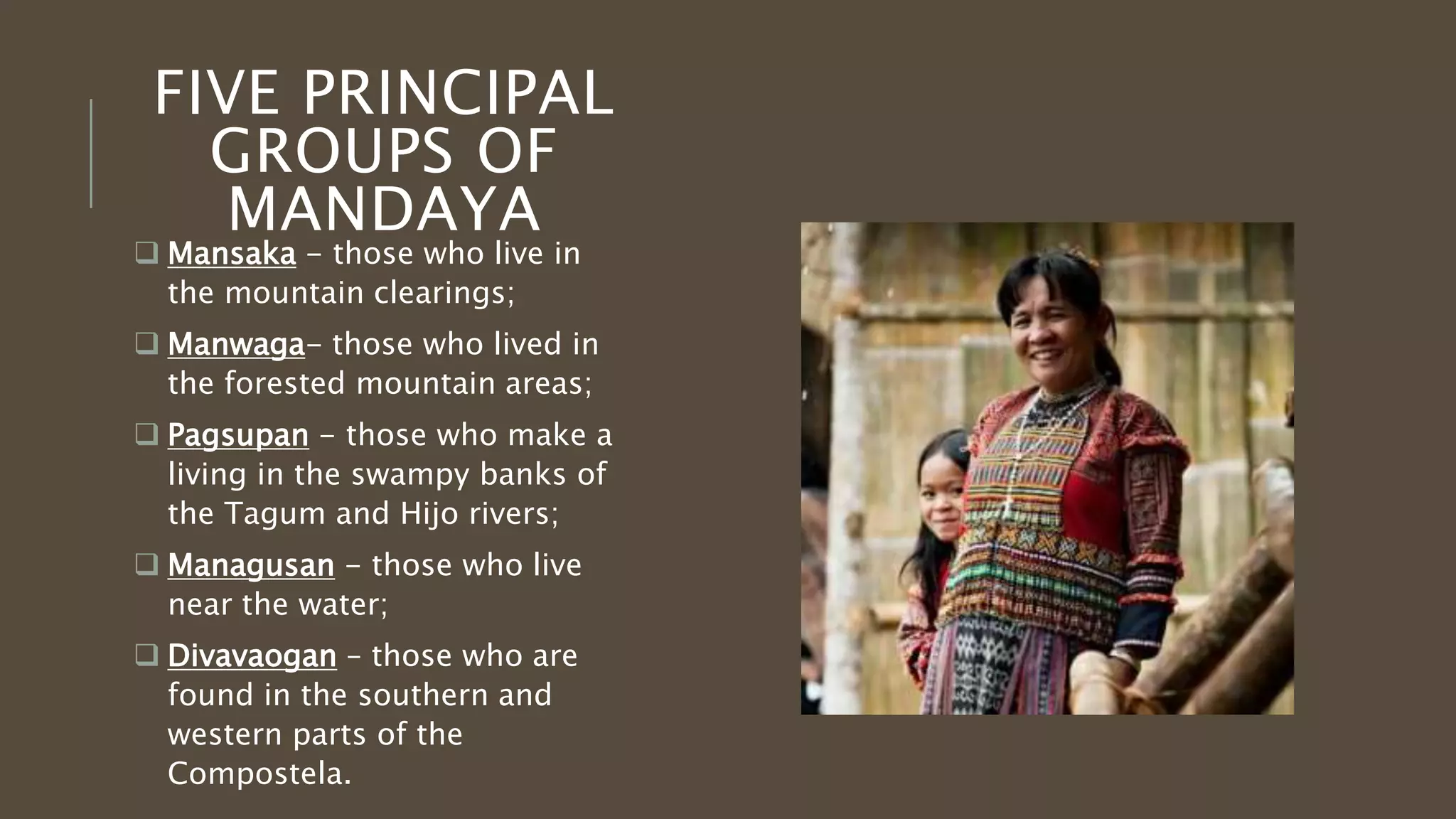 Mandaya Ethnic Tribe | PPT