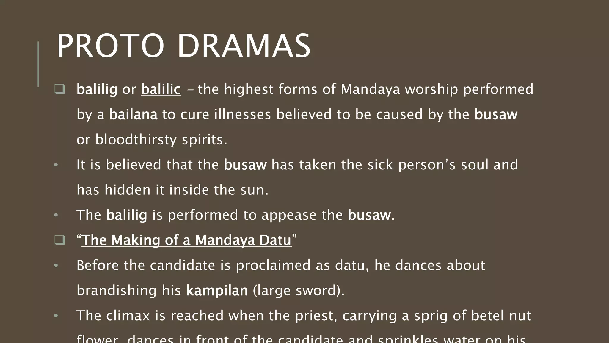 Mandaya Ethnic Tribe | PPT