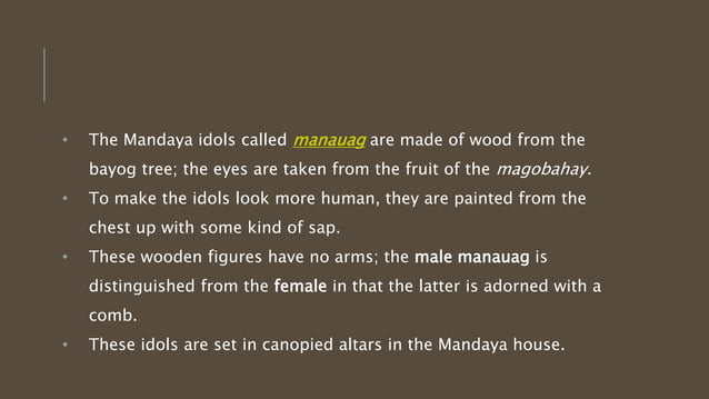 Mandaya Ethnic Tribe | PPT