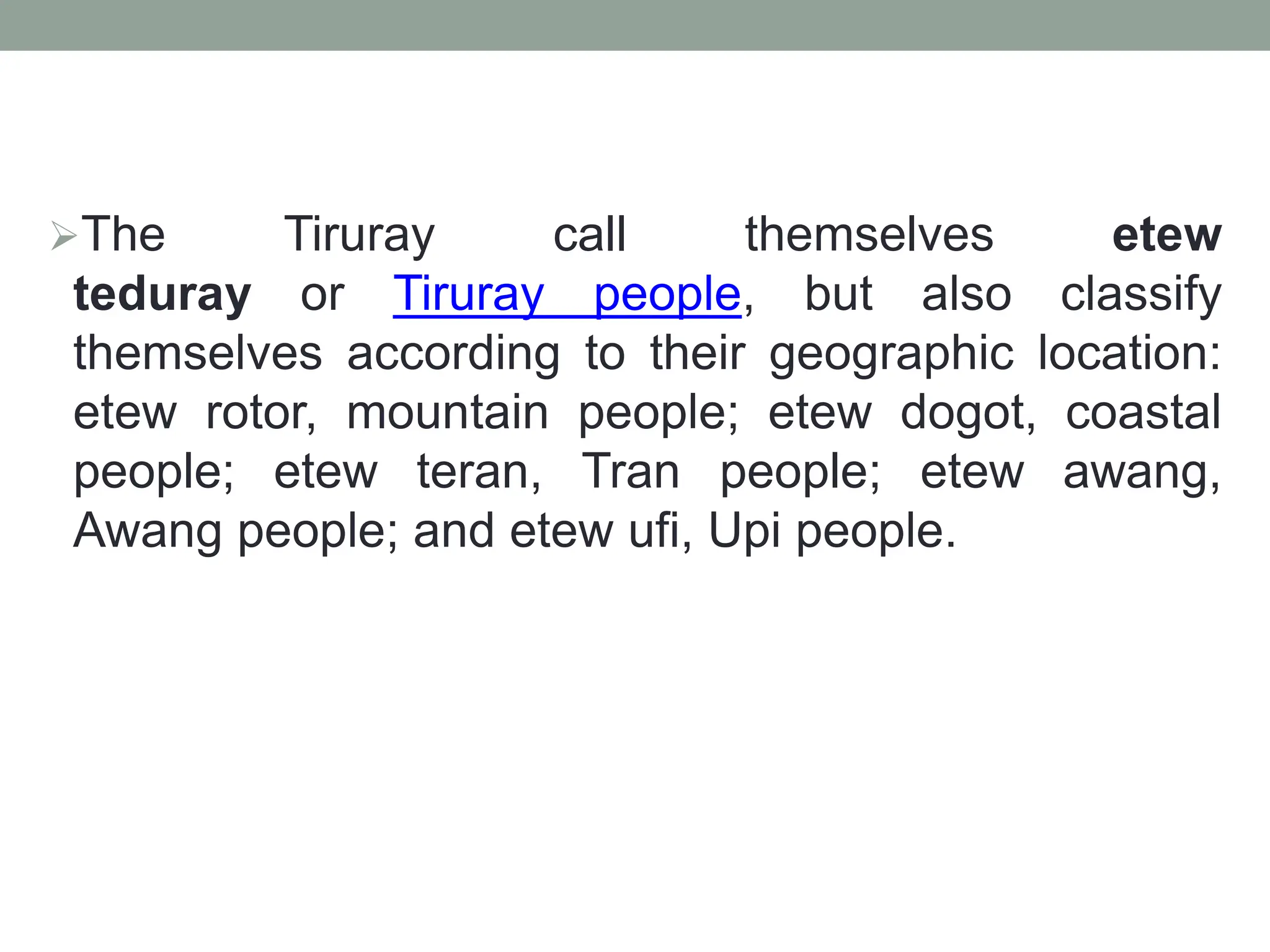 Indigenous Tribe-MANDAYA, MANSAKA, TIRURAY.pptx