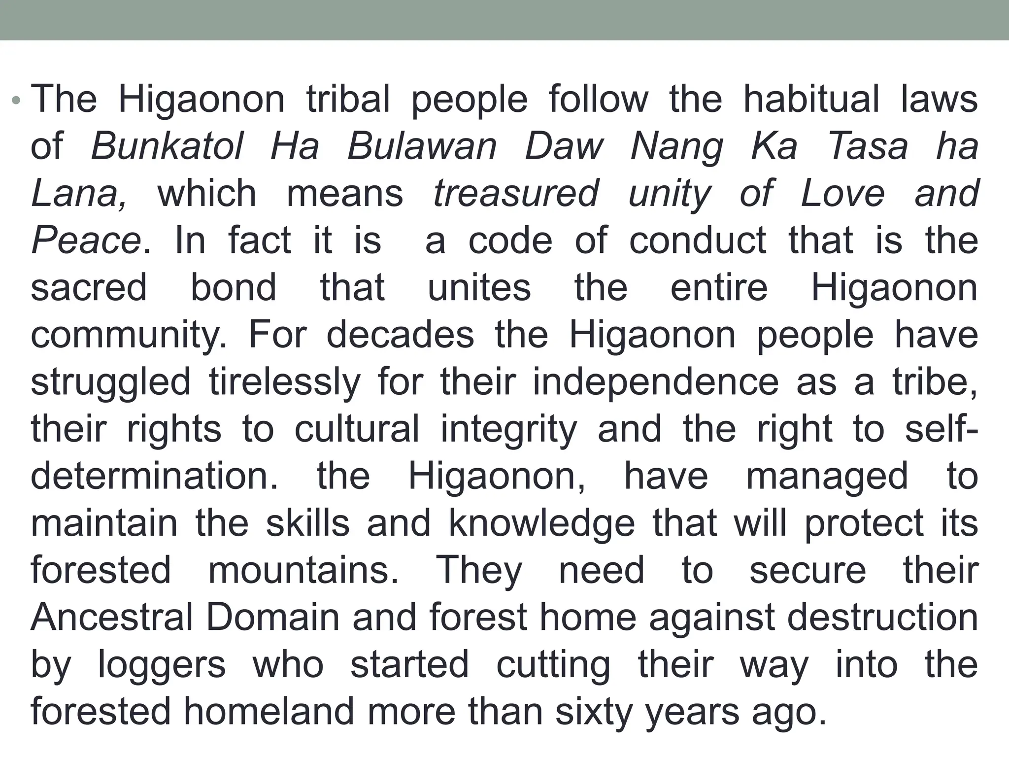 Indigenous Tribe-MANDAYA, MANSAKA, TIRURAY.pptx