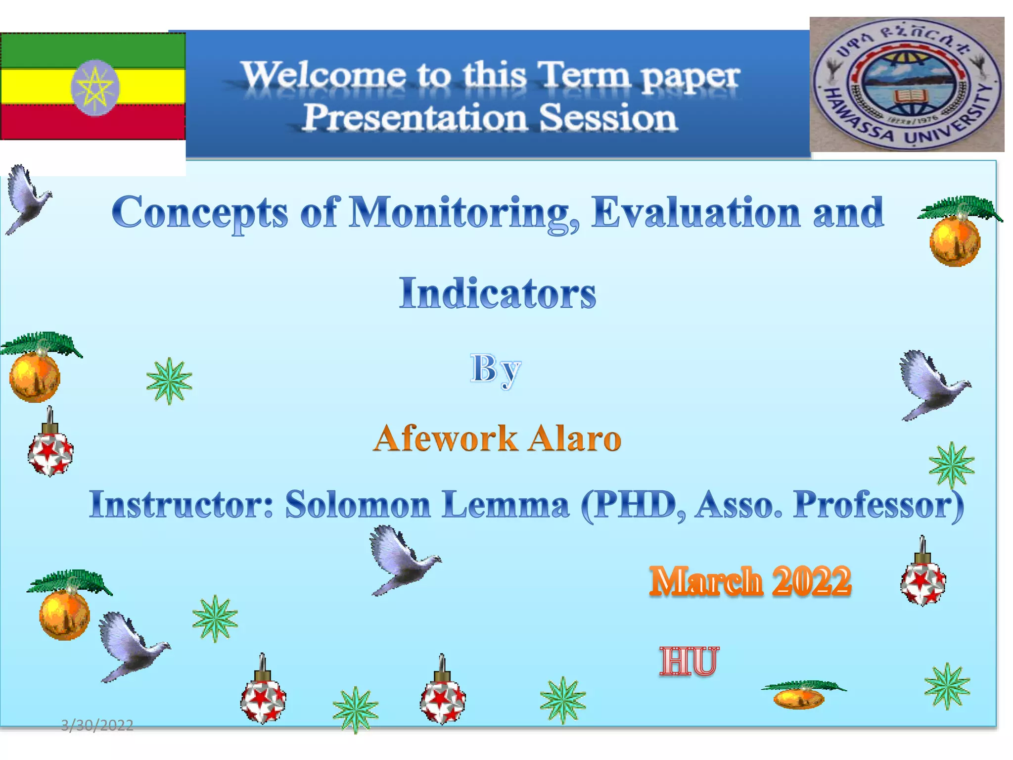 Monitoring and Evaluation.ppt