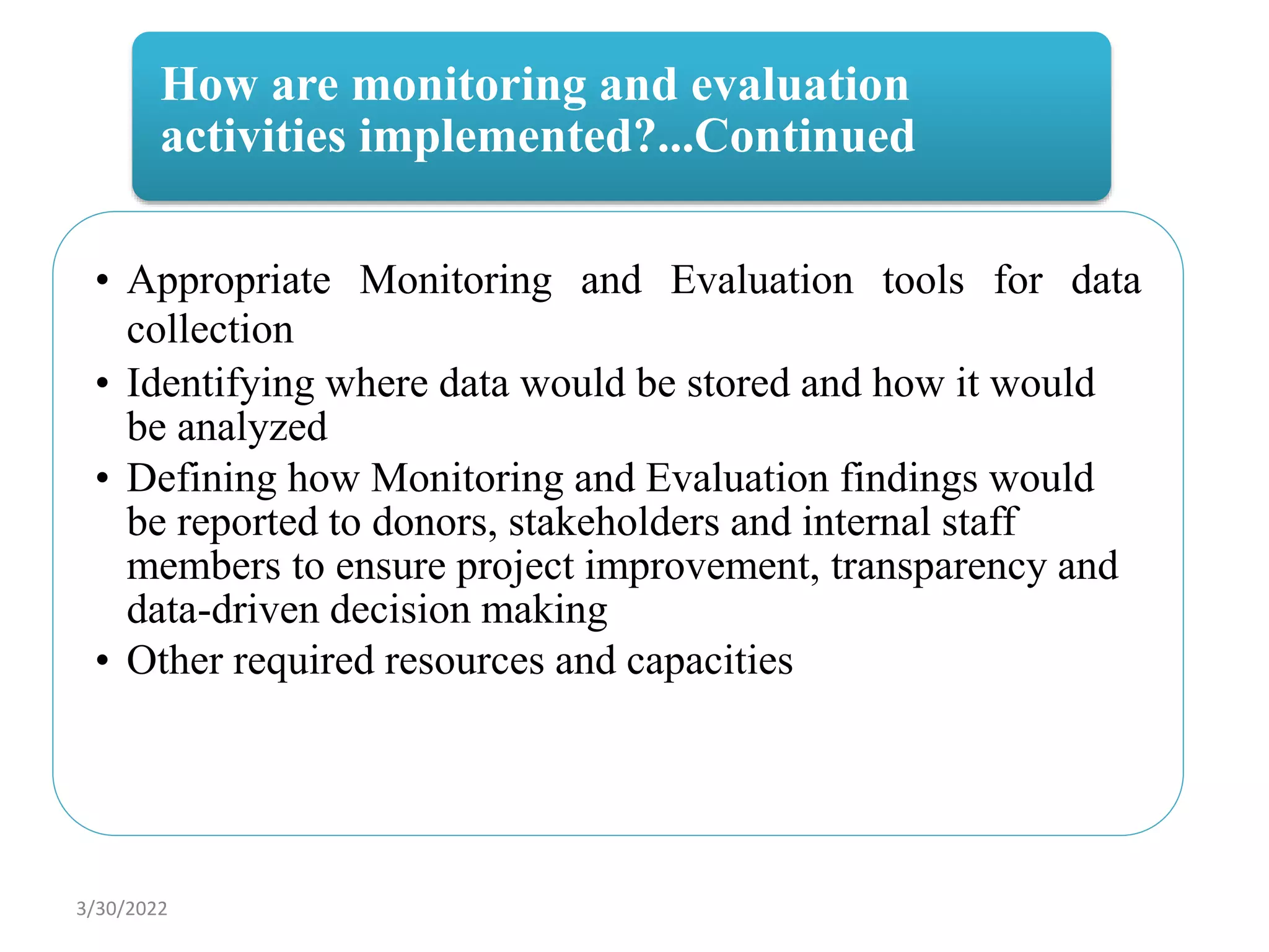 Monitoring and Evaluation.ppt