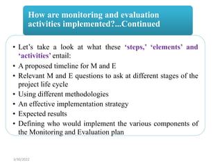 Monitoring and Evaluation.ppt