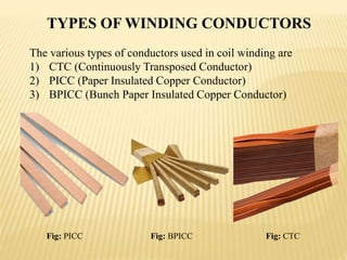 Summer traning on Power Transformer Construction | PPTX