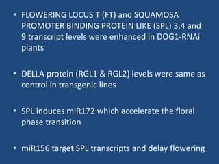 Flowering Regulation | PPTX