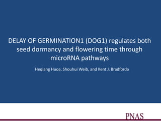 Flowering Regulation | PPTX | Gardening | Home & Garden
