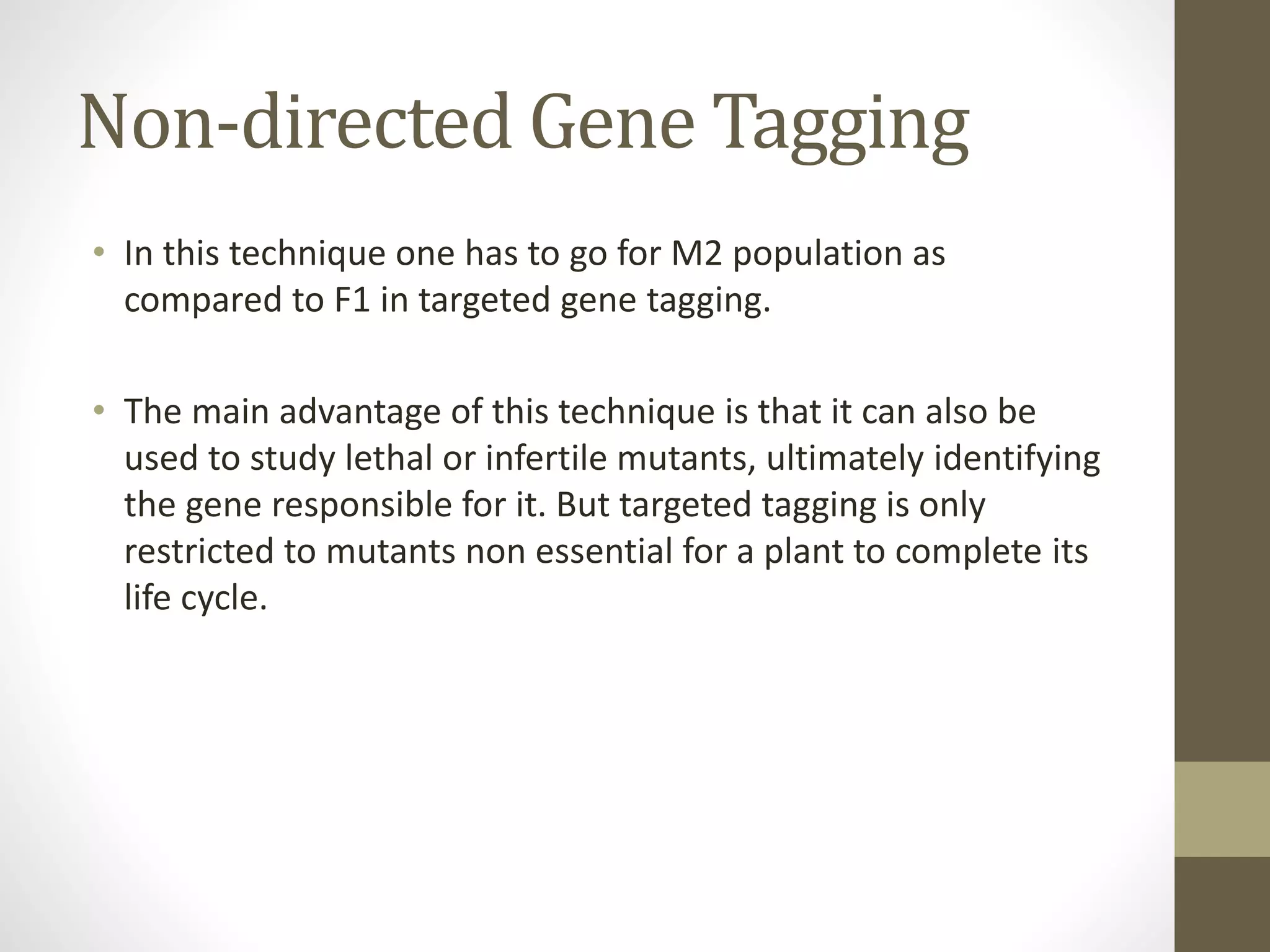 TRANSPOSON TAGGING | PPTX