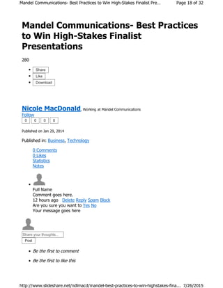 Mandel best-practices-to-win- | PDF | Business Expos & Conferences | Events