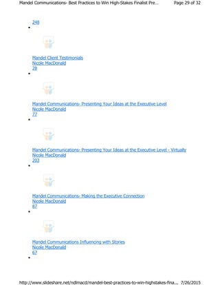 Mandel best-practices-to-win- | PDF | Business Expos & Conferences | Events