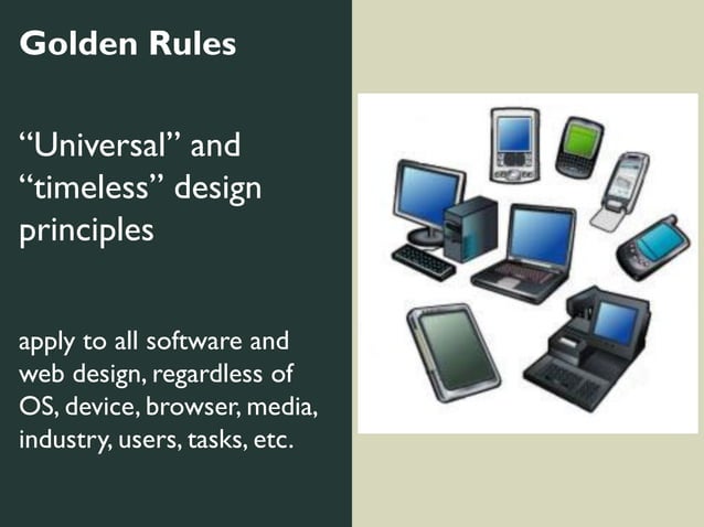 Golden Rules of User Experience Design - Theo Mandel, Ph.D. (UPDATED) | PDF