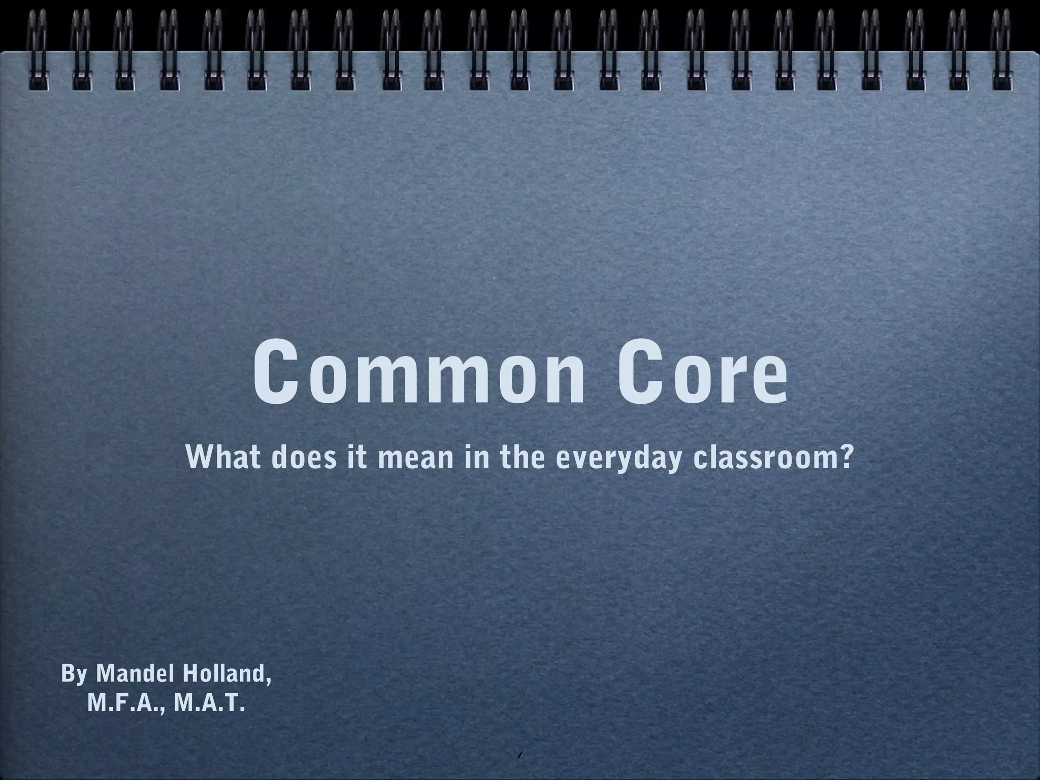 Common Core lesson planning | PPT