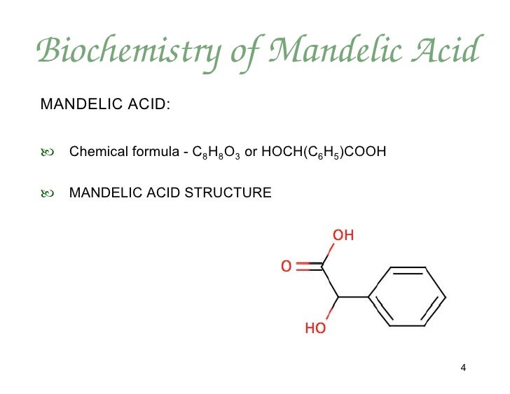 Mandelic Acid Structure