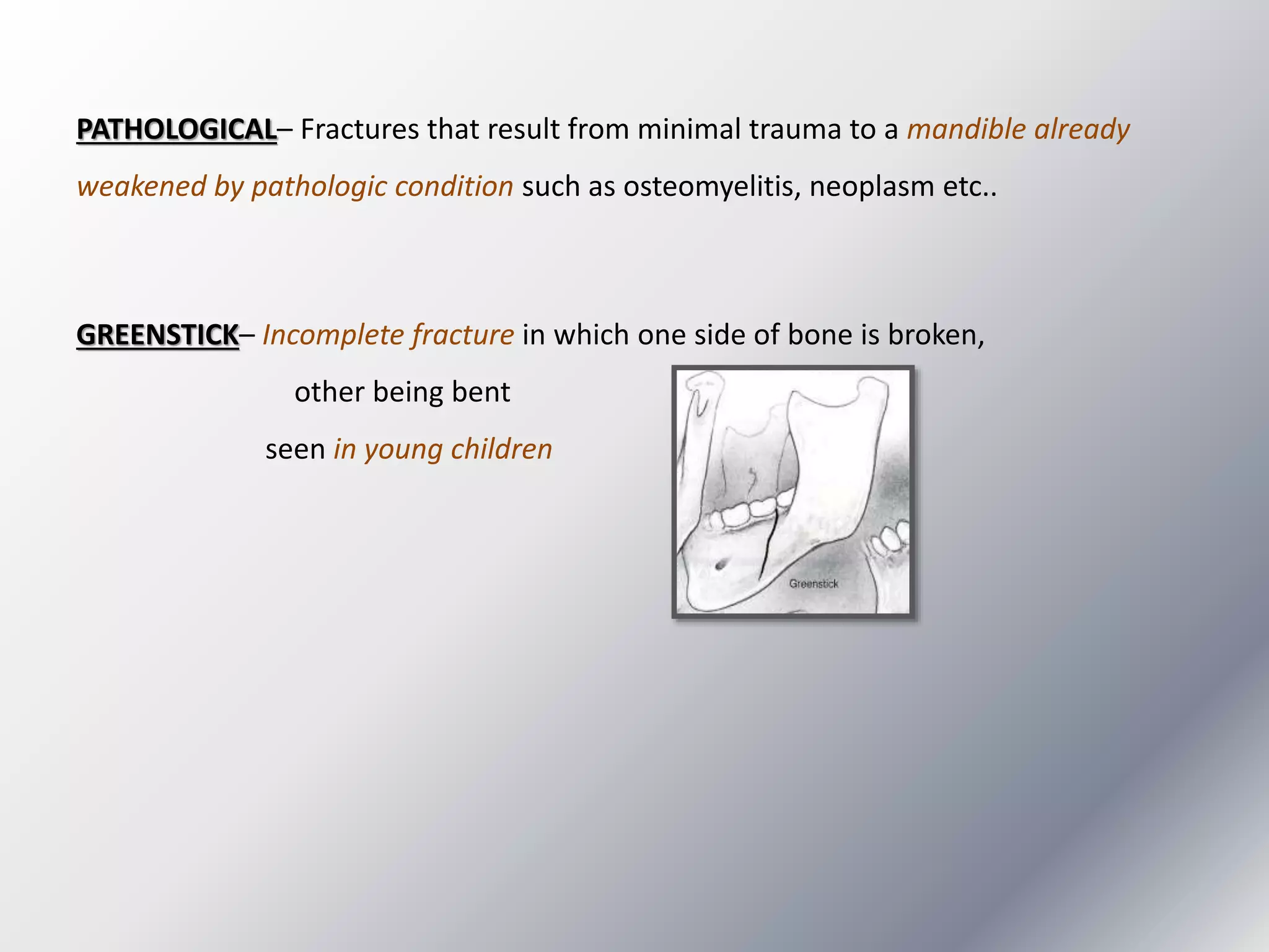Mandibular fracture introduction i.h | PPTX