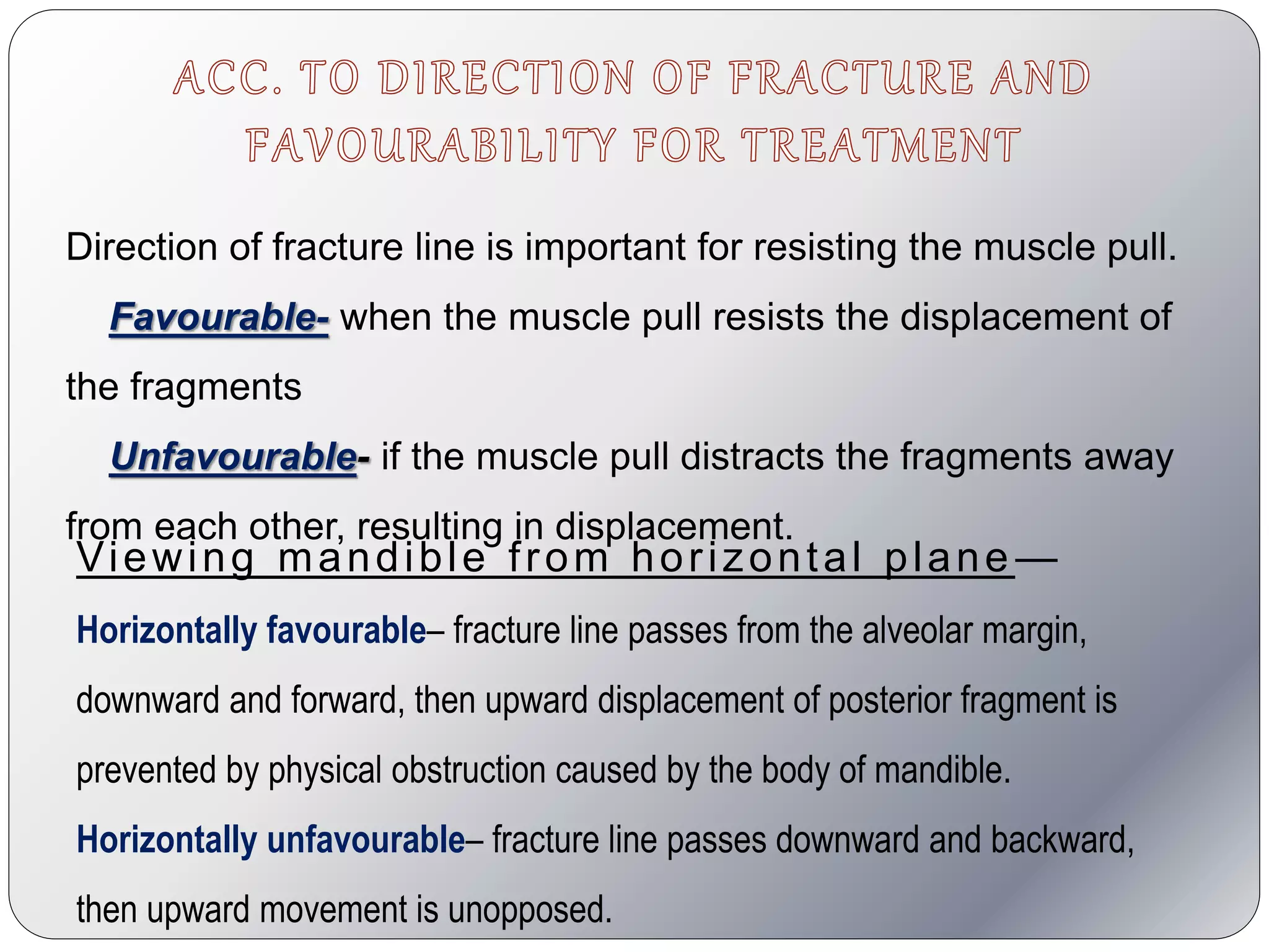 Mandibular fracture introduction i.h | PPTX