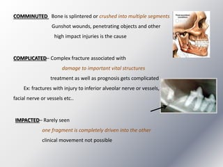 Mandibular fracture introduction i.h | PPTX