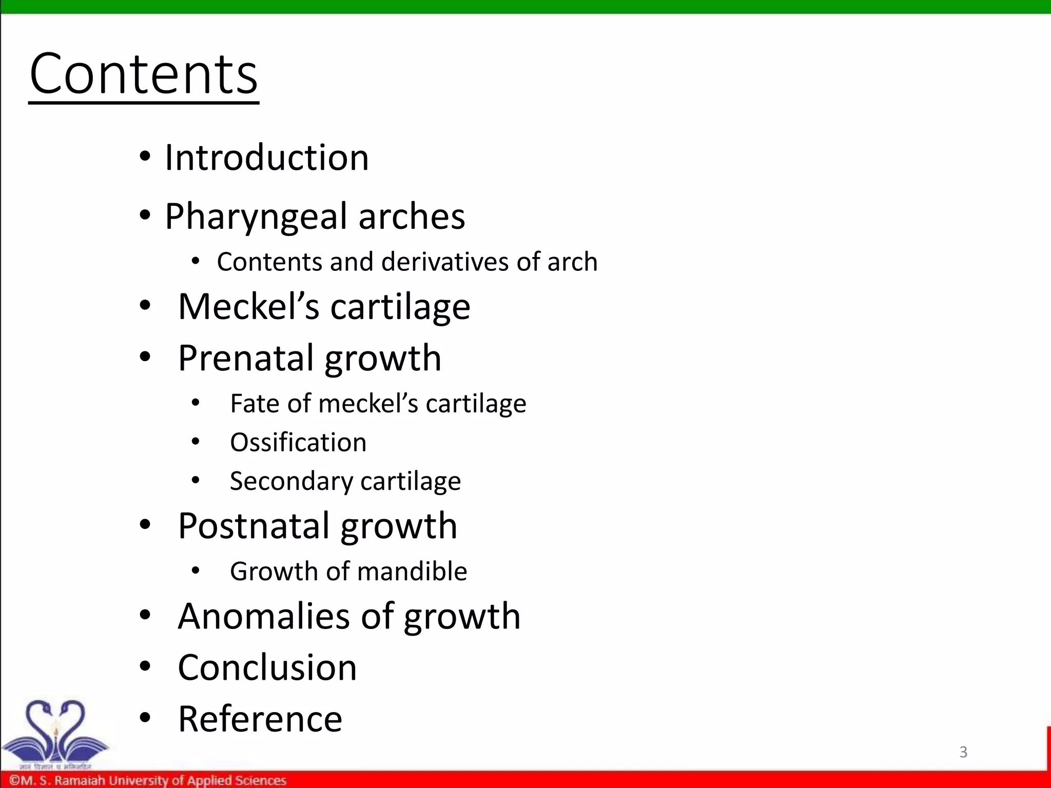 growth and development of Mandible | PPTX