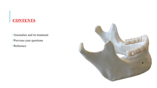 Structural and Functional Overview of the Human Mandible: Anatomy ...