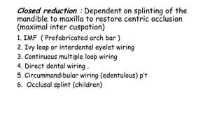Mandibular fractures and their management | PPTX