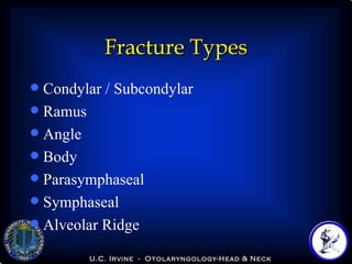 Mandible Fracture 01 31 08 | PPT