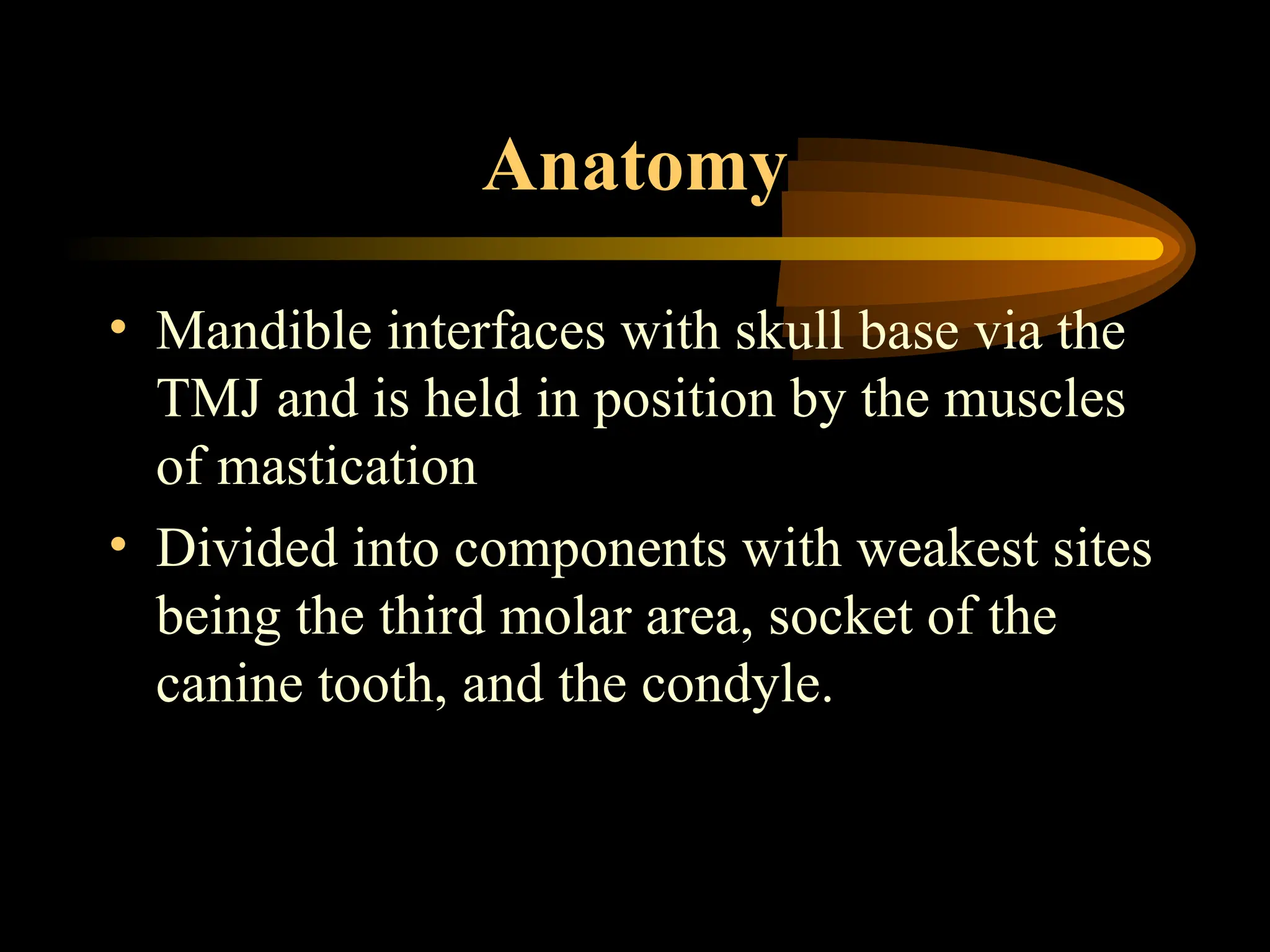 Mandible fracture signs and symptoms ppt | PPT