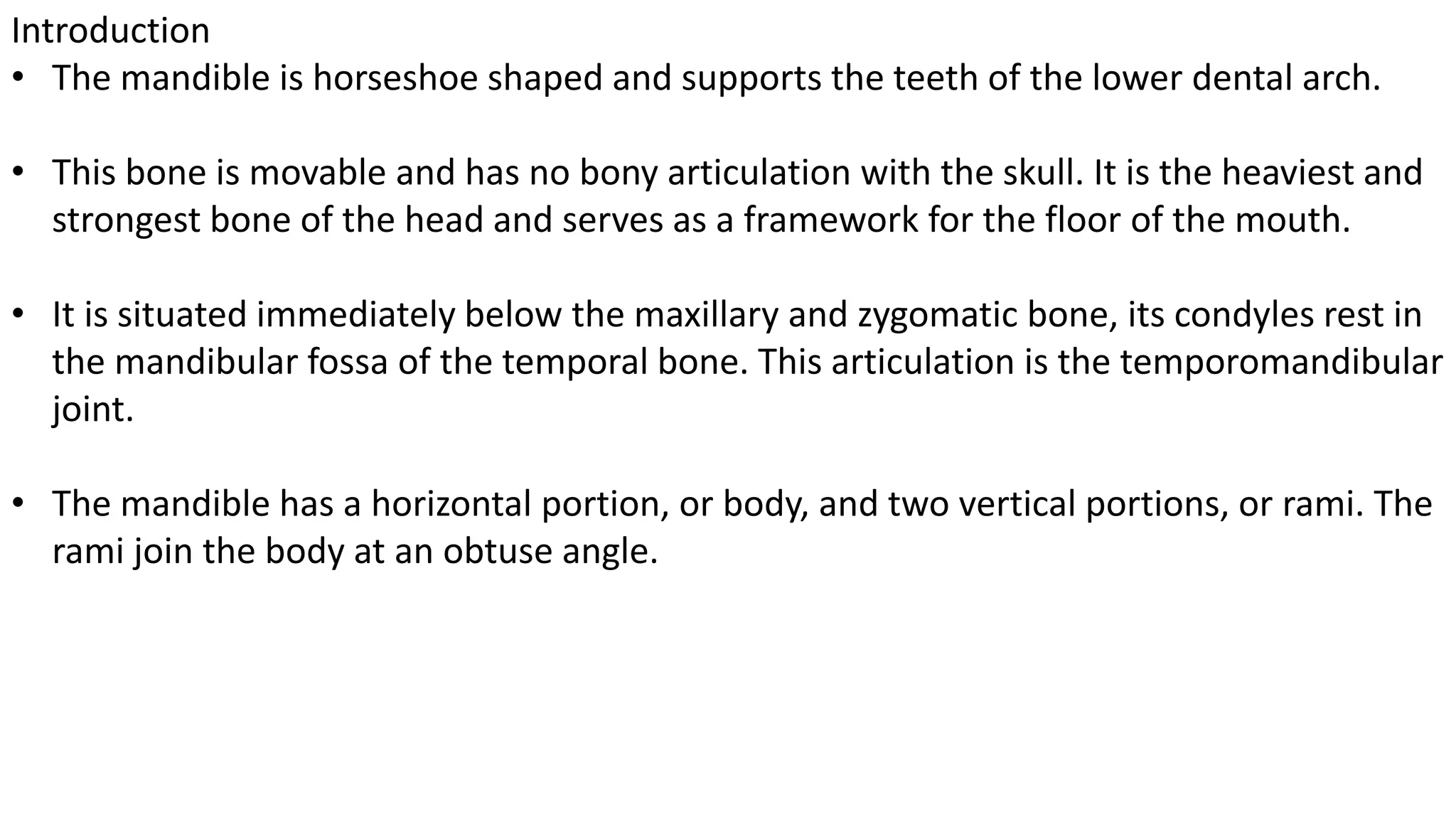 Mandible | PPTX