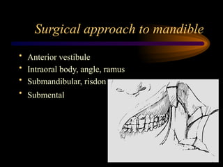 Mandible Fractures and medical management | PPTX