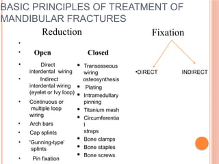 Mandible fractures Part 1 of oral surgery | PPTX