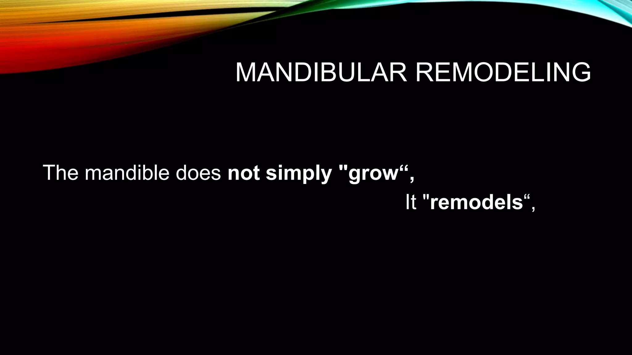 Growth and Development of Mandible | PPTX