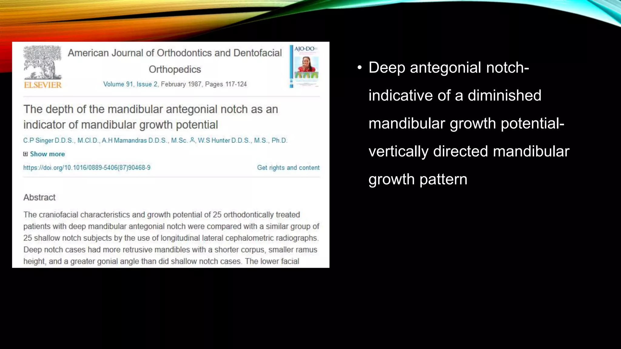 Growth and Development of Mandible | PPTX