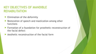 MANDIBLE REHABILITATION AND COSMETIC SURGERY.pptx