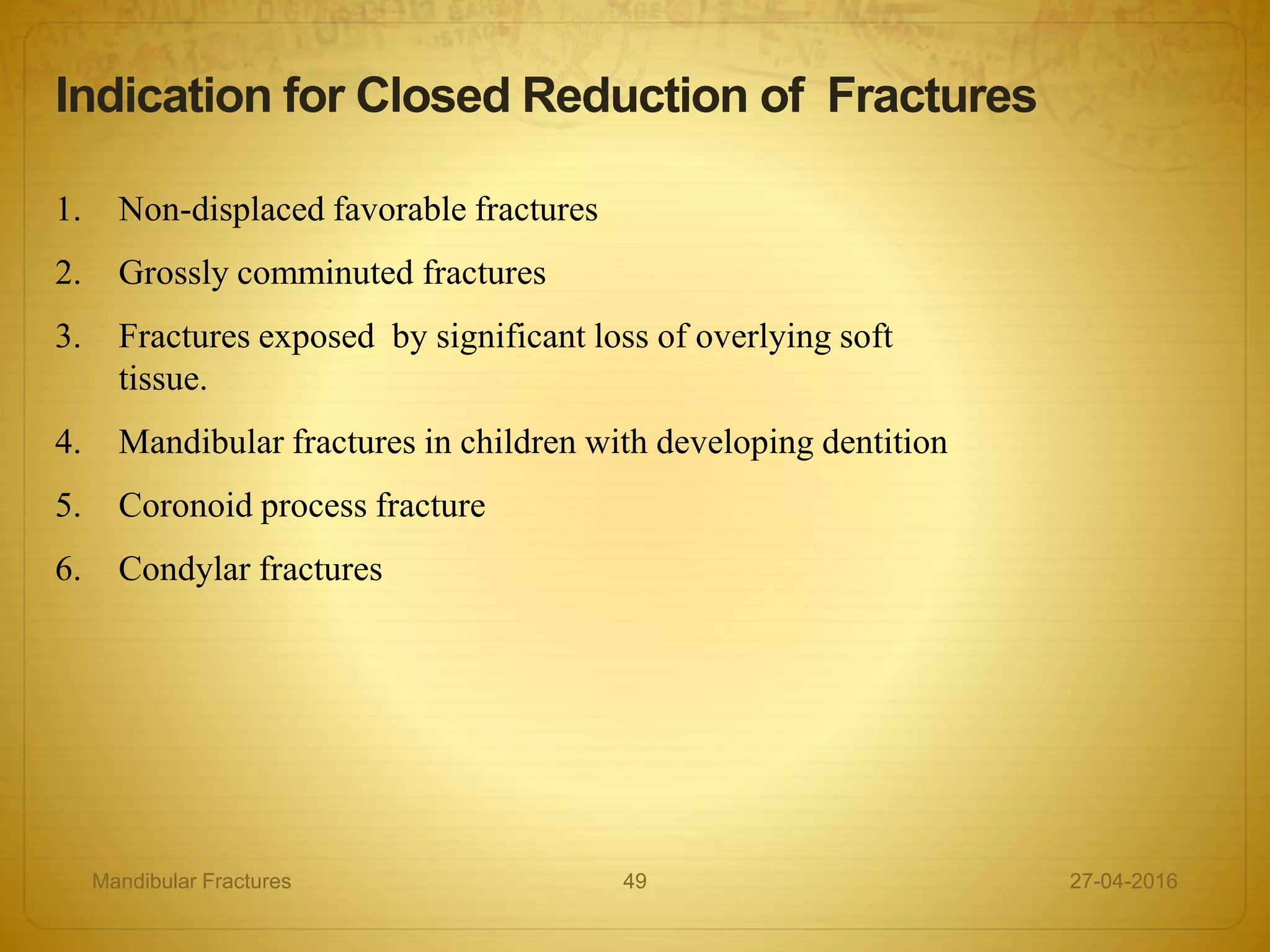 Mandibular fractures | PPTX