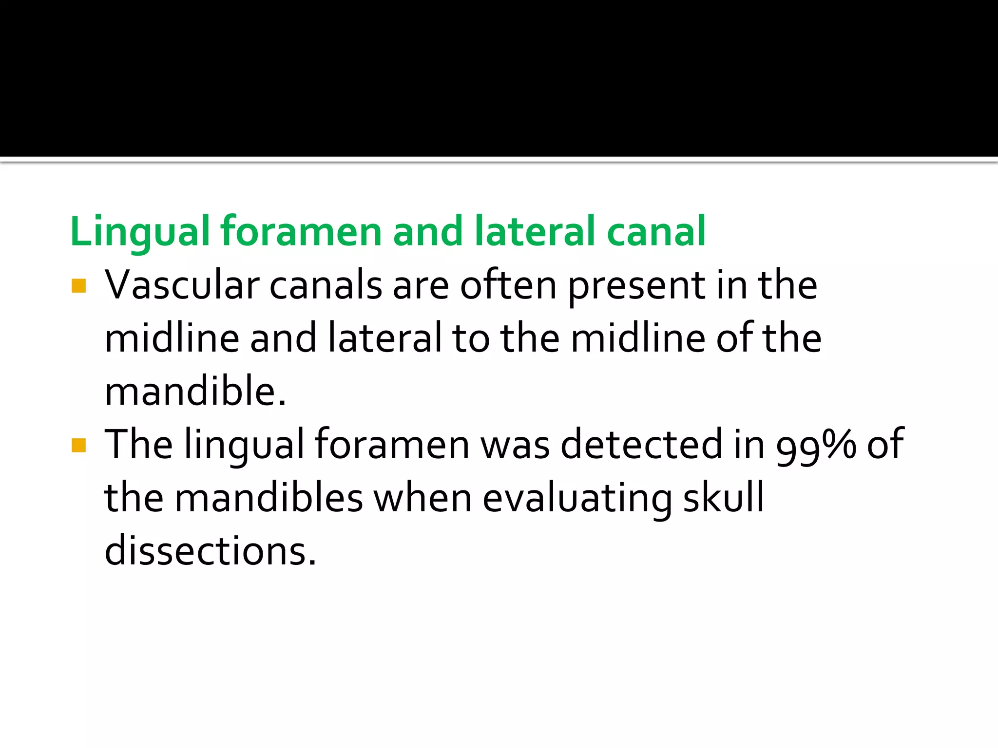 Mandibular anatomy for dental implant | PPTX