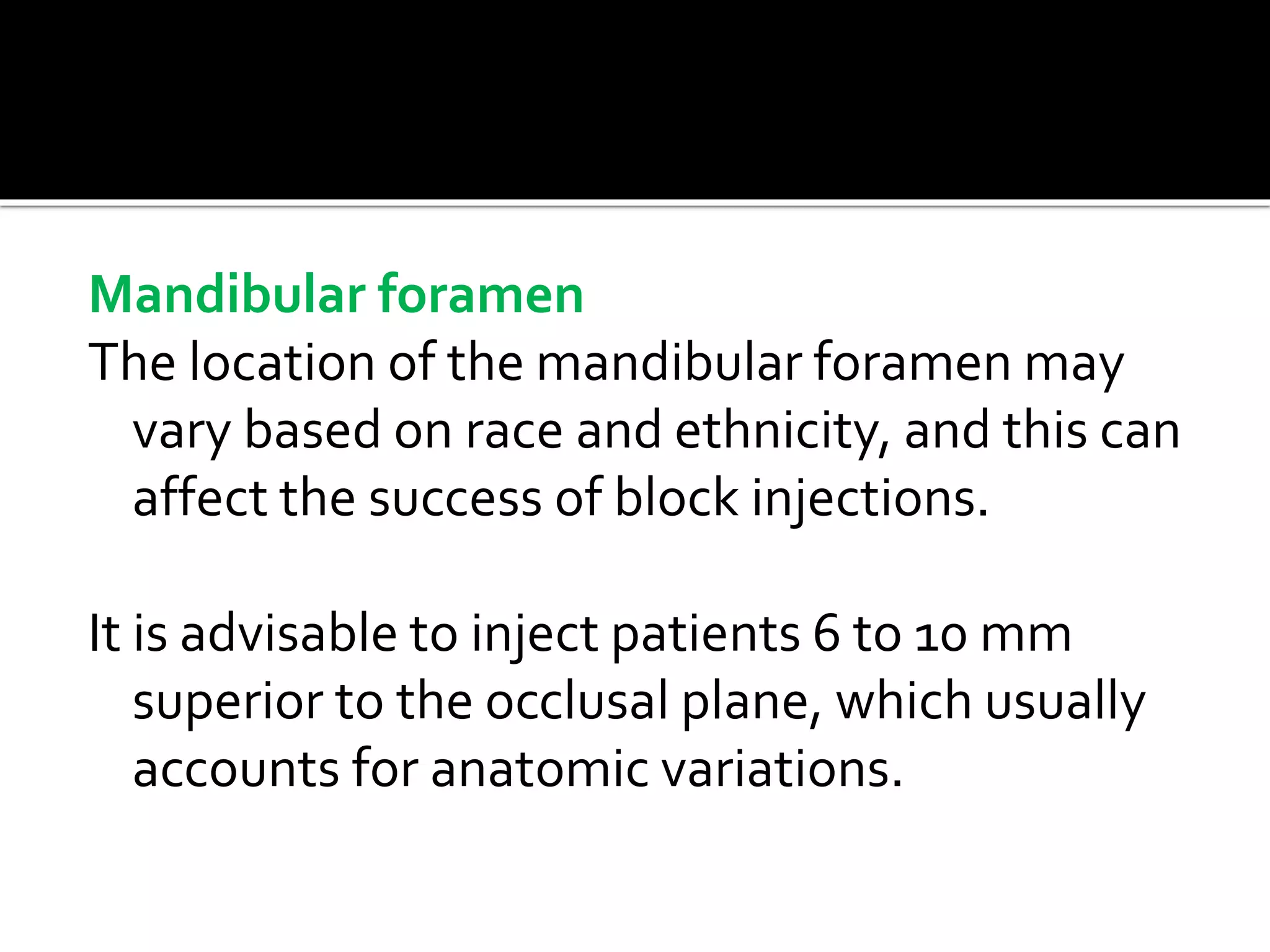 Mandibular anatomy for dental implant | PPTX