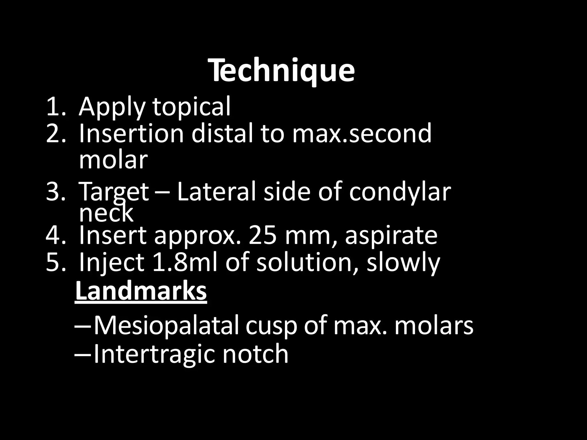 Mandibular anesthesia | PPTX
