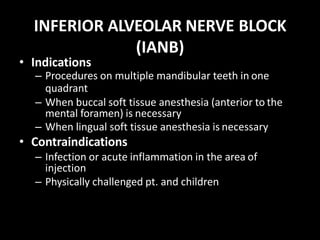 Mandibular anesthesia | PPTX