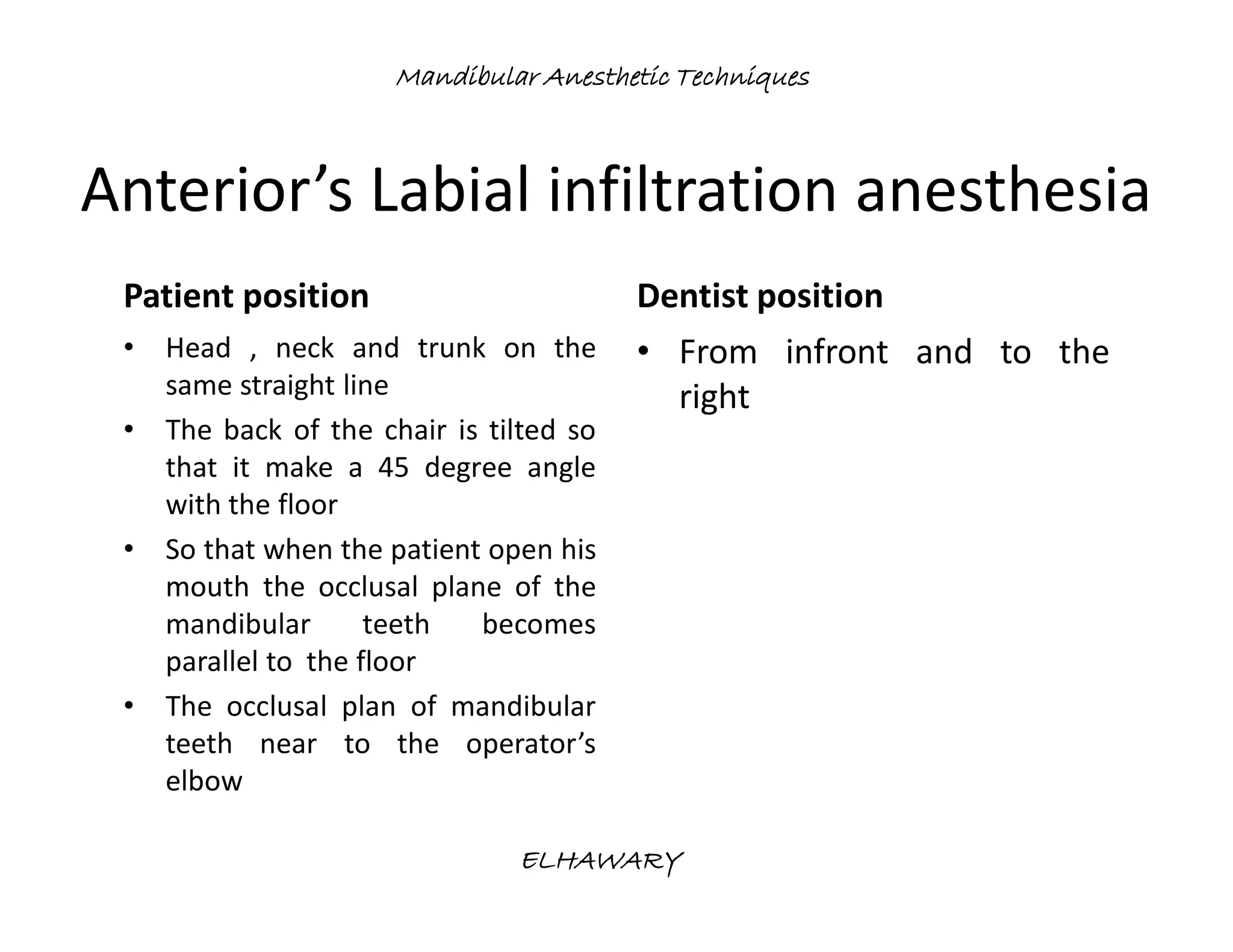 Mandibular anesthetic techniques | PDF