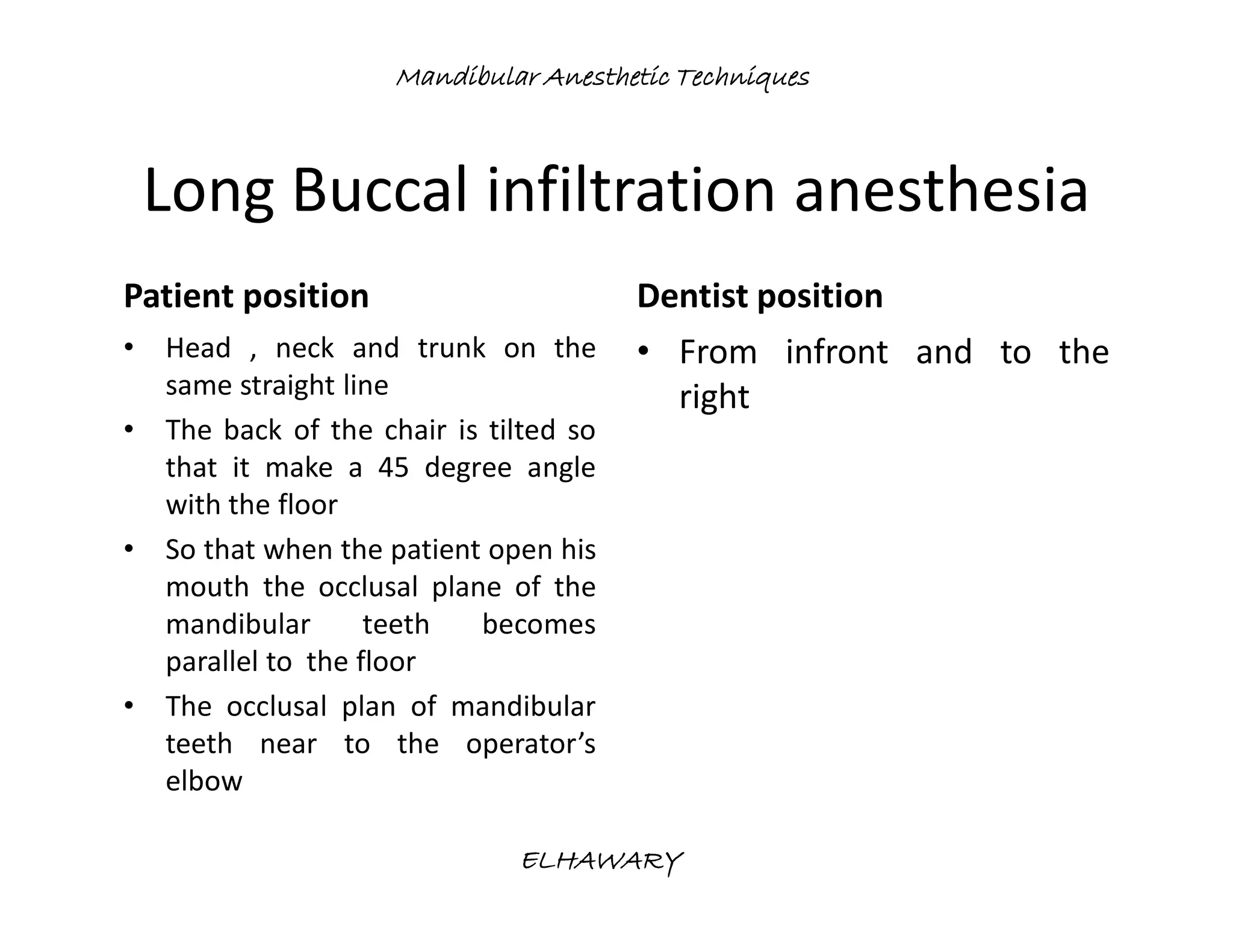 Mandibular anesthetic techniques | PDF