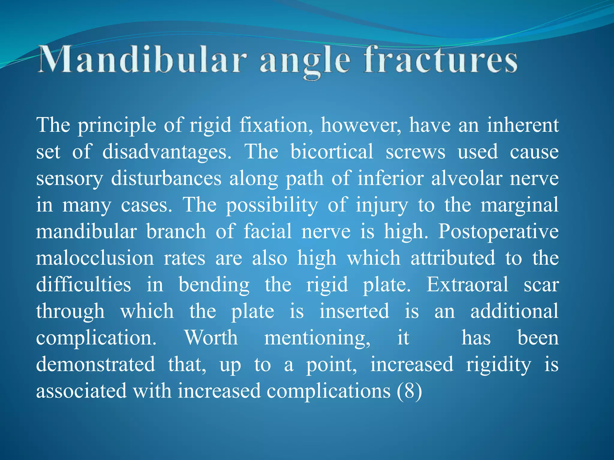 Mandibular Angle Fractures | PPTX