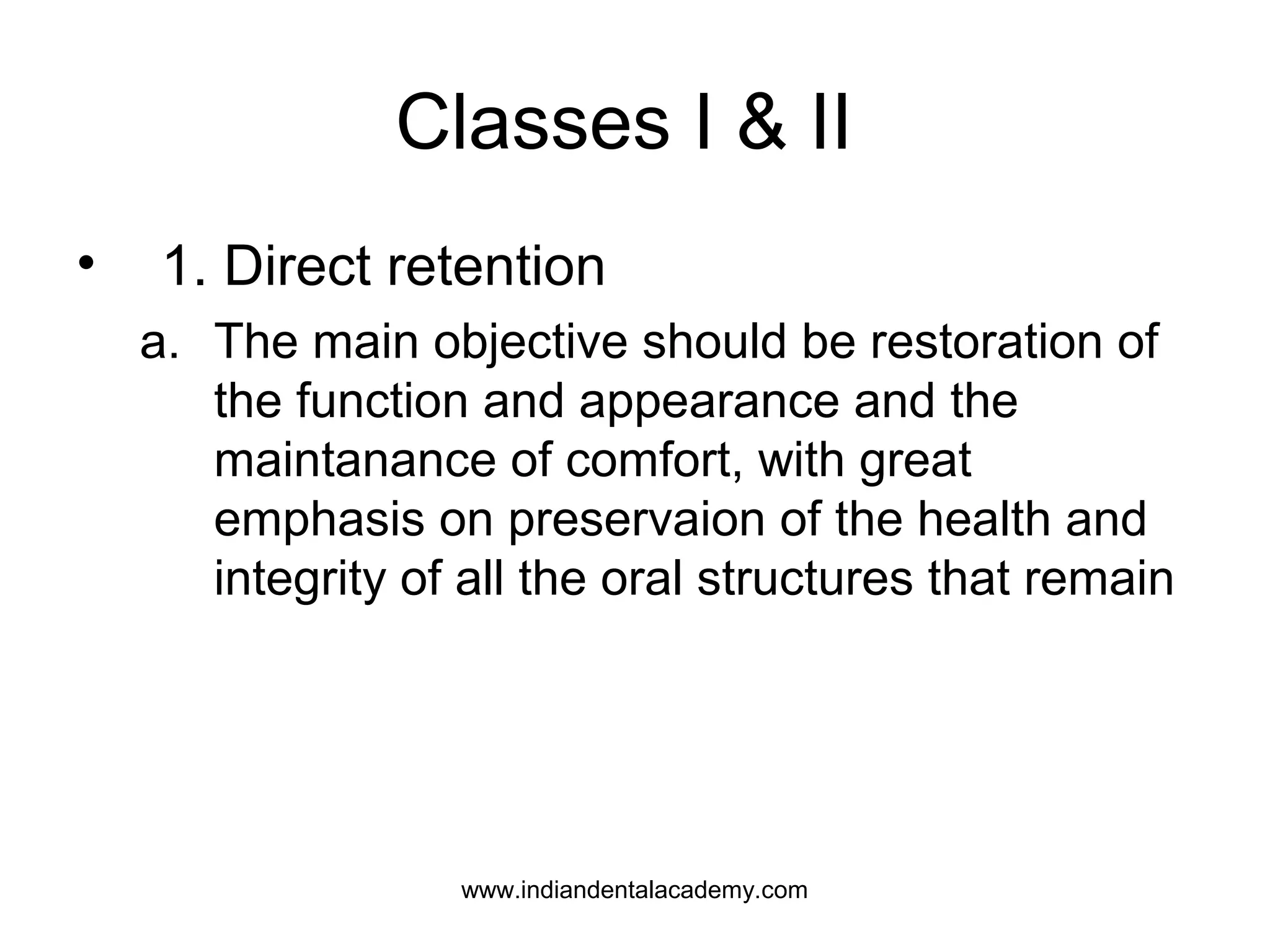 Mandibular class i situation/ dental education in india | PPT